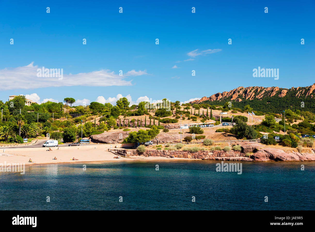 agay beach 2 Stock Photo - Alamy