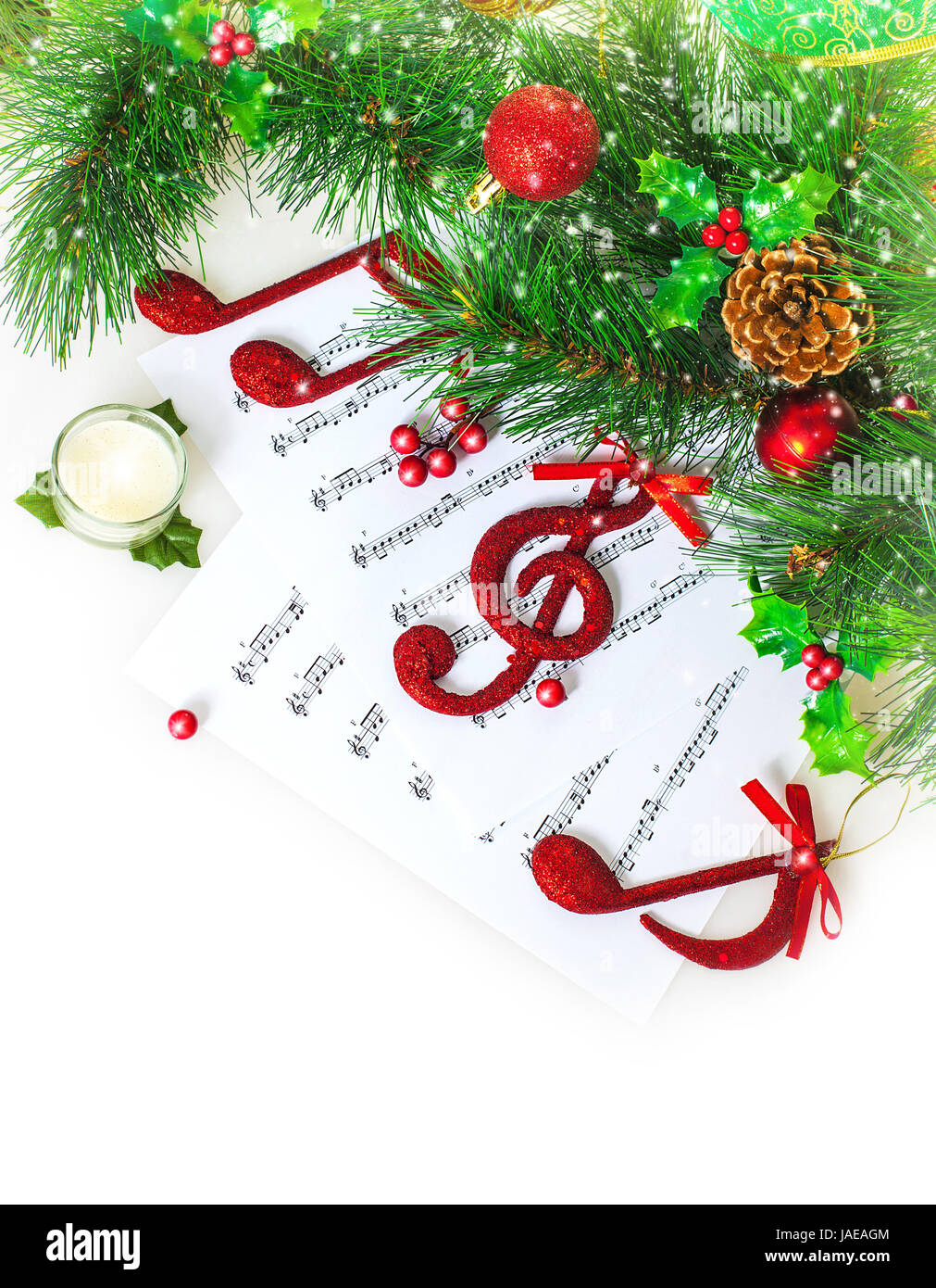 Closeup music notes on sheet hi-res stock photography and images - Alamy