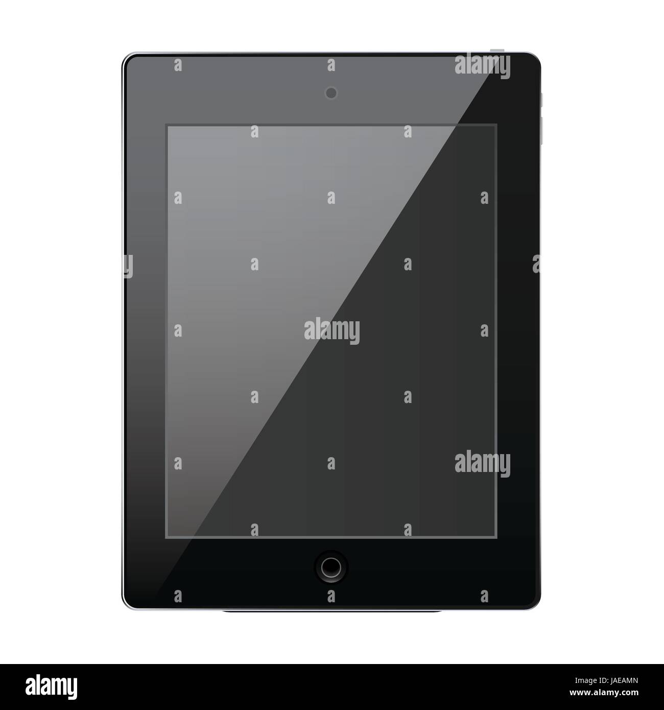 New realistic tablet modern style isolated on white background Stock ...