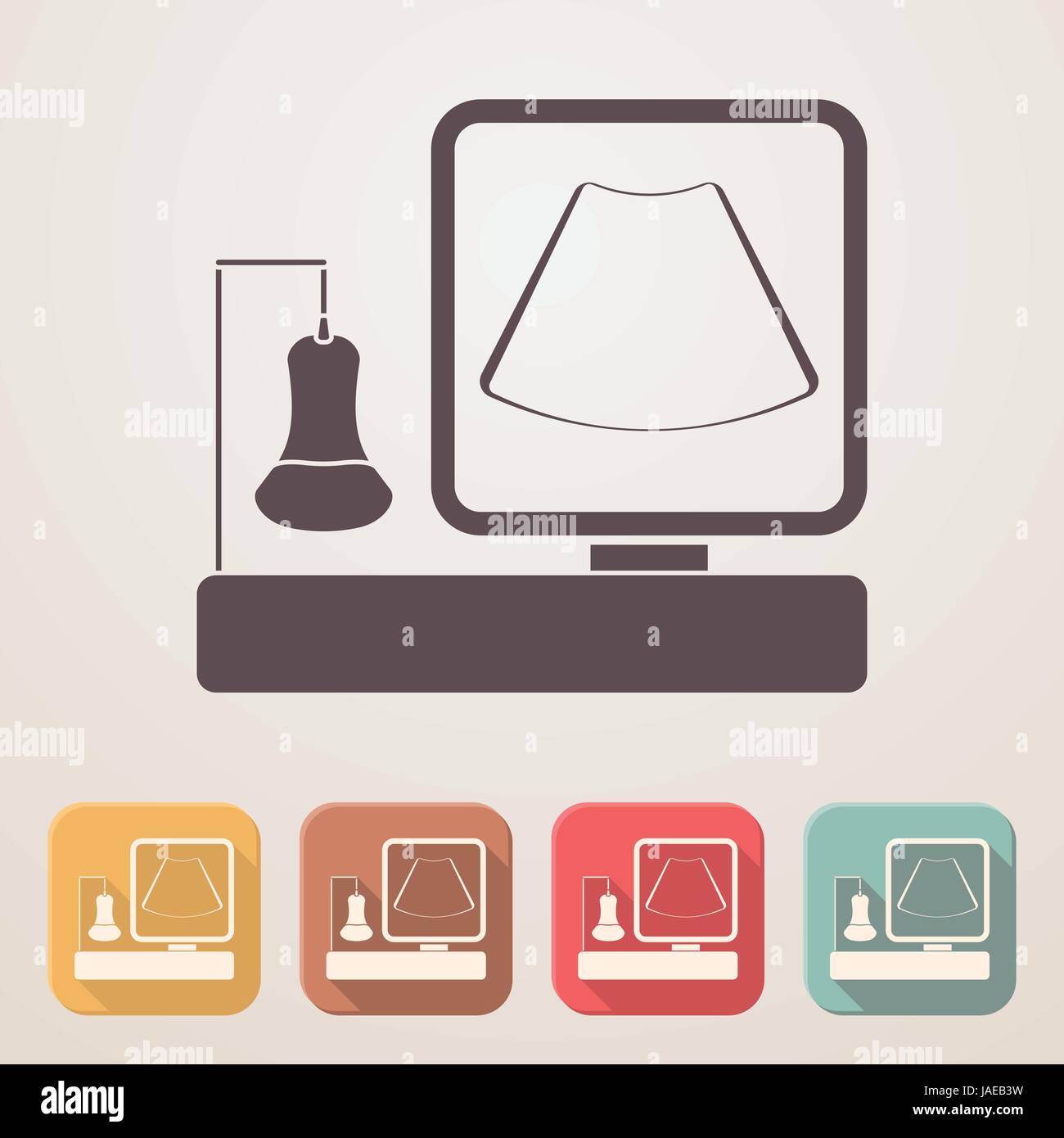 Medical equipment ultrasound in Stock Vector Images - Alamy