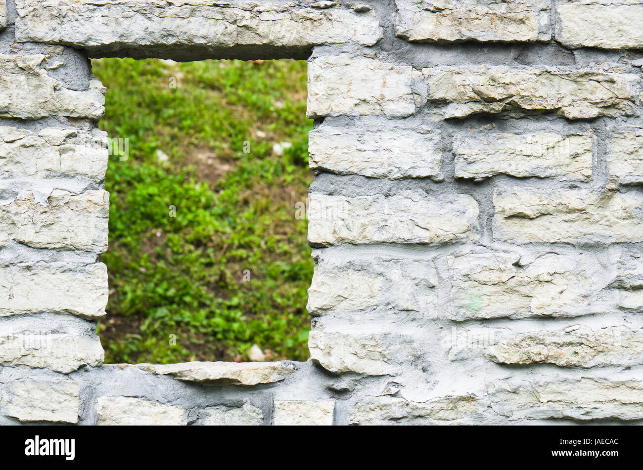 Masoned window hi-res stock photography and images - Alamy