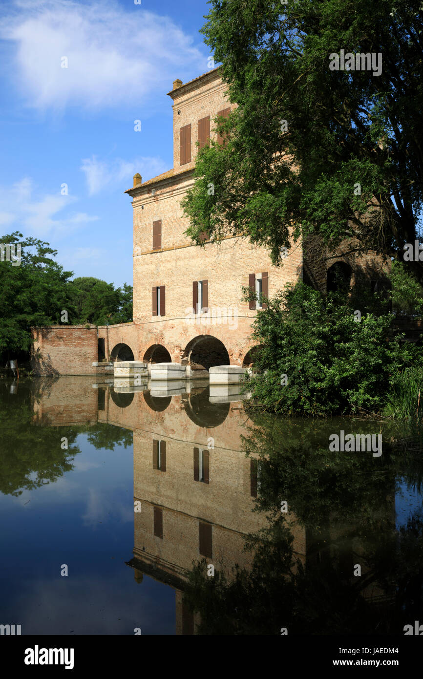 Po river, Delta Regional Park, Emilia Romagna, Italy Stock Photo - Alamy