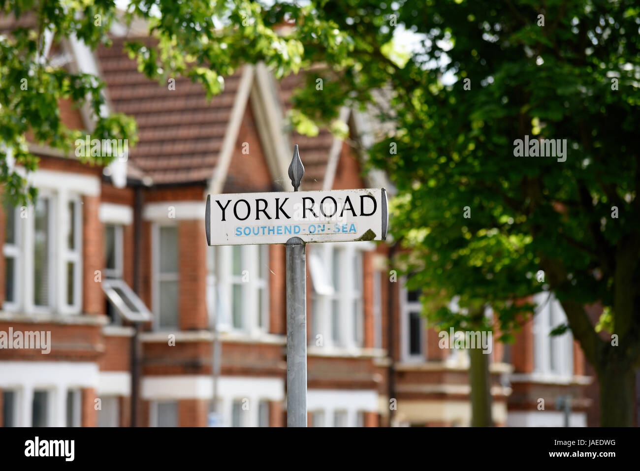 York Road, Southend on Sea, Essex. Road sign Stock Photo - Alamy