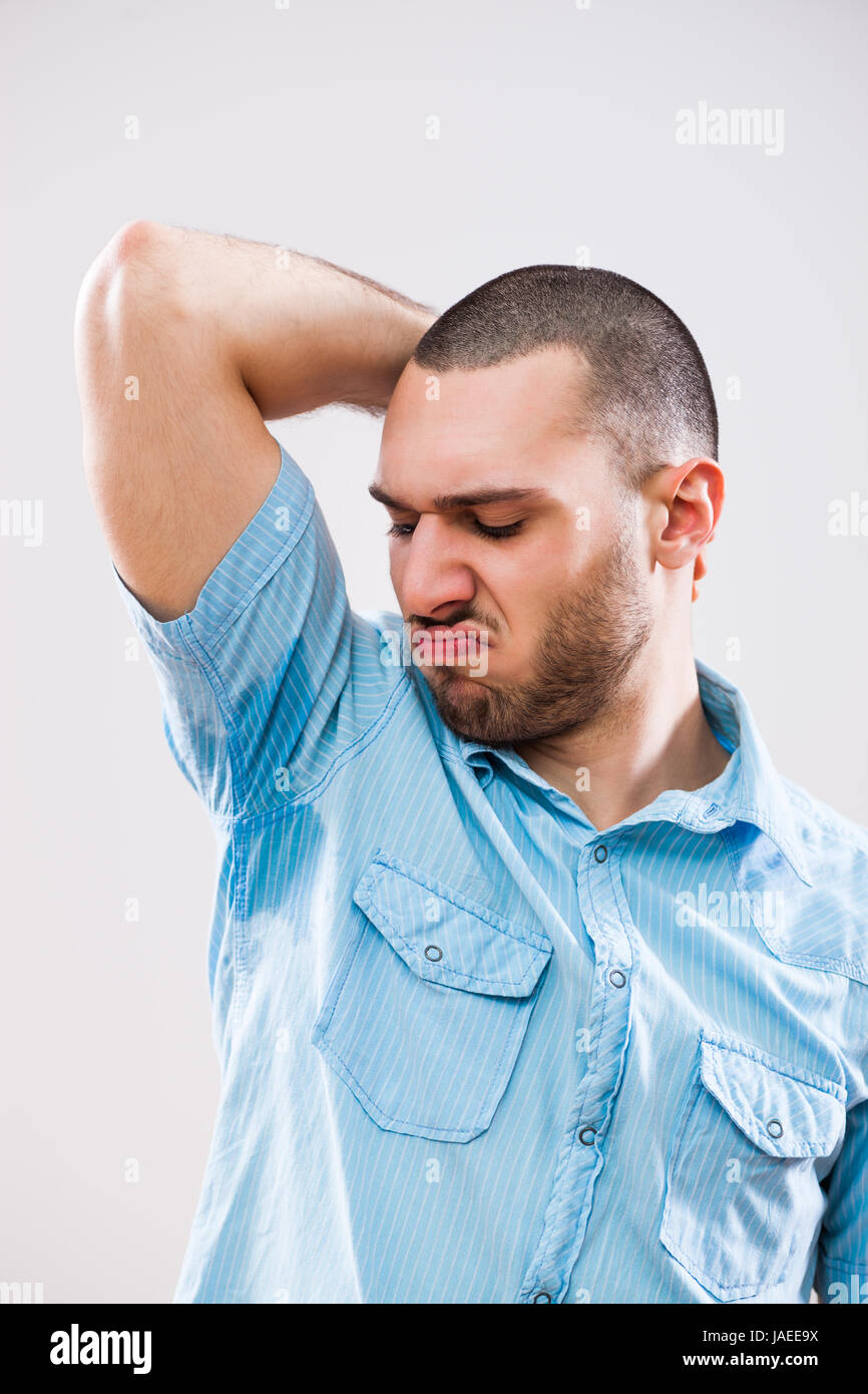 Sweaty armpit hi-res stock photography and images - Alamy