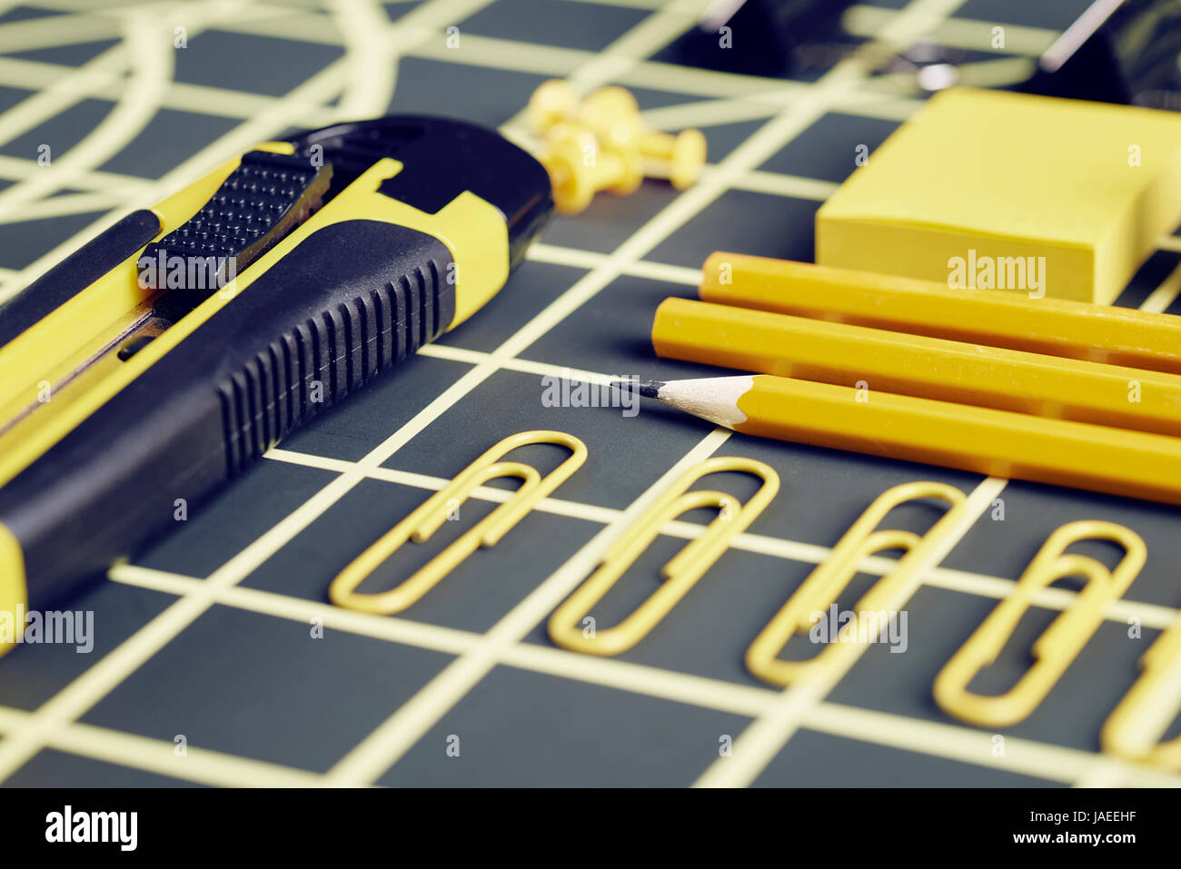 Group of office equipment hi-res stock photography and images - Alamy