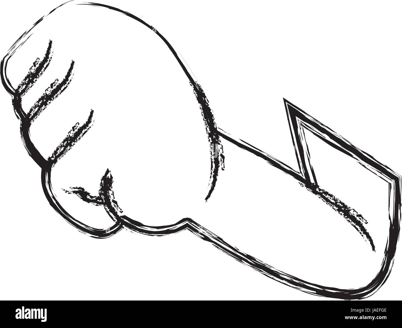 sketch arm hand fist boy icon Stock Vector Image & Art - Alamy