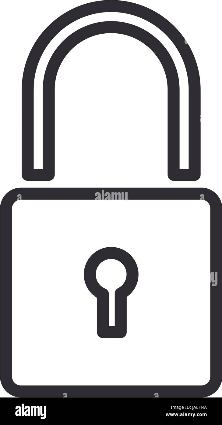 padlock security protect privacy symbol Stock Vector Image & Art - Alamy