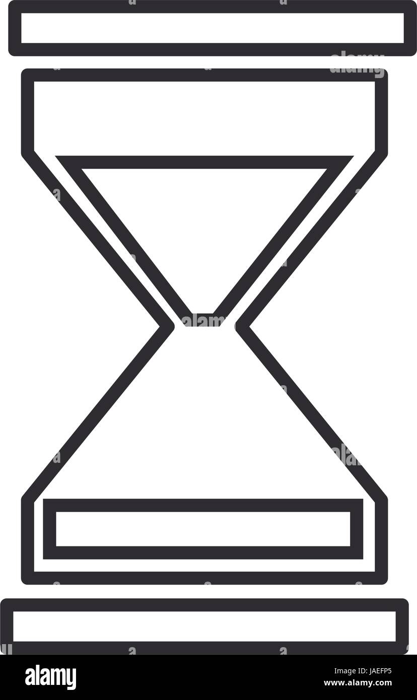 Glass timer Stock Vector Images - Alamy