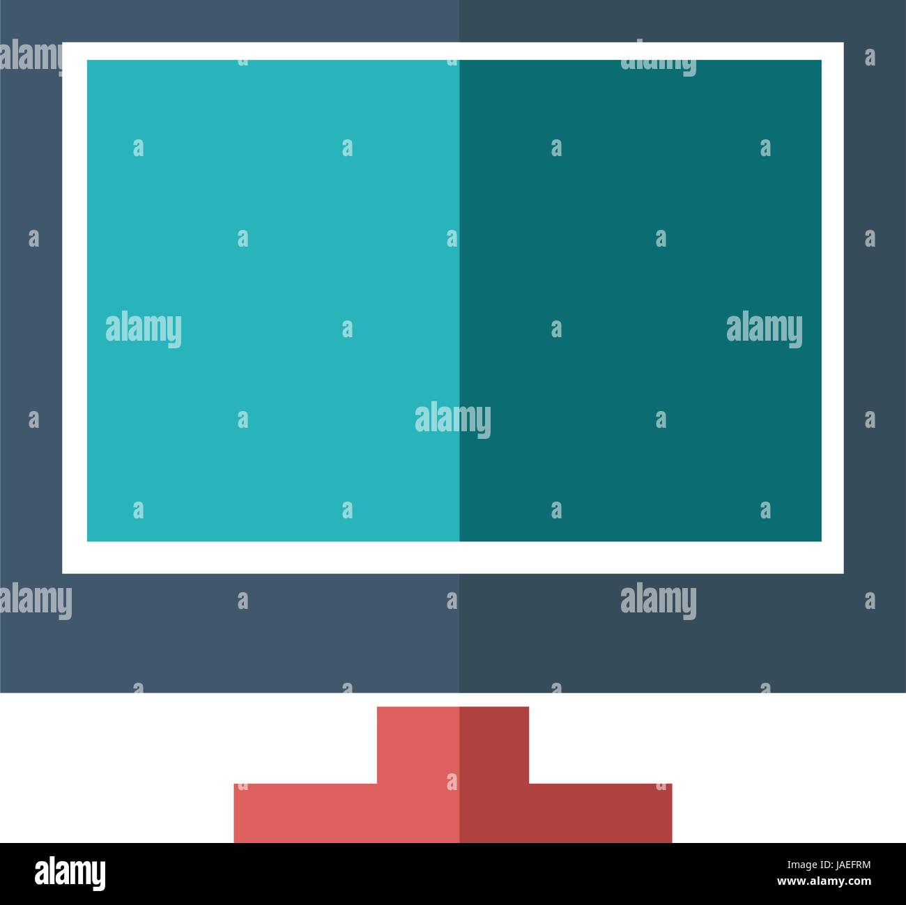 cartoon screen monitor display technology Stock Vector Image & Art - Alamy