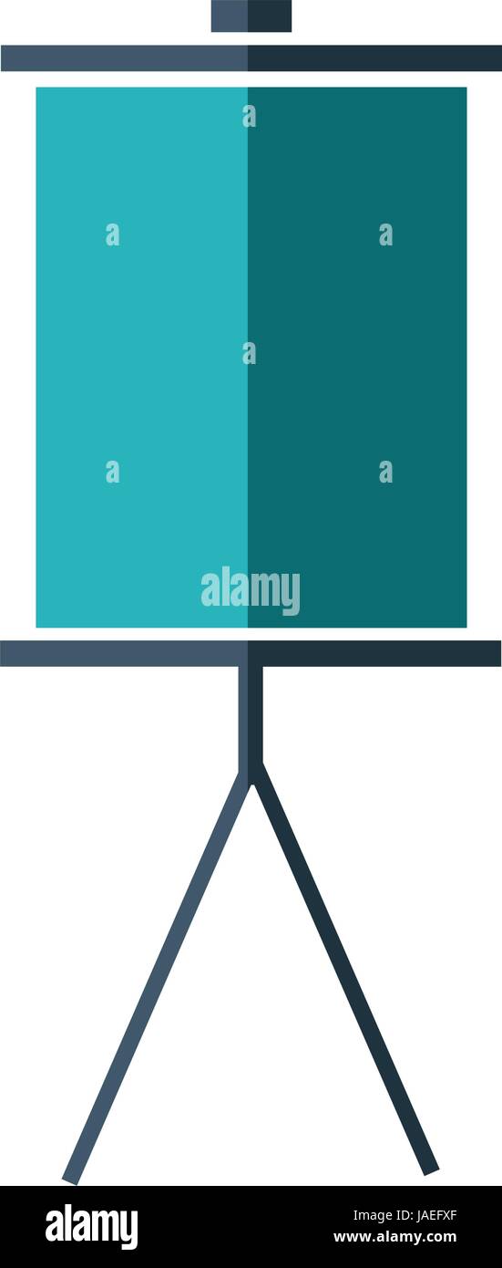 blank presentation board stand empty icon Stock Vector Image & Art - Alamy