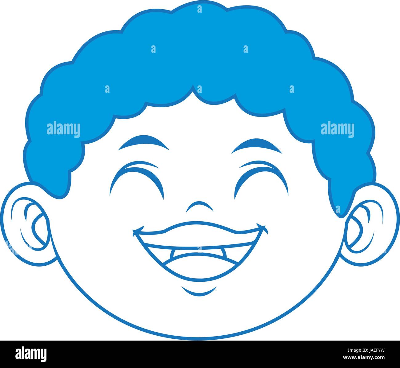 little boy face cartoon kid male Stock Vector Image & Art - Alamy