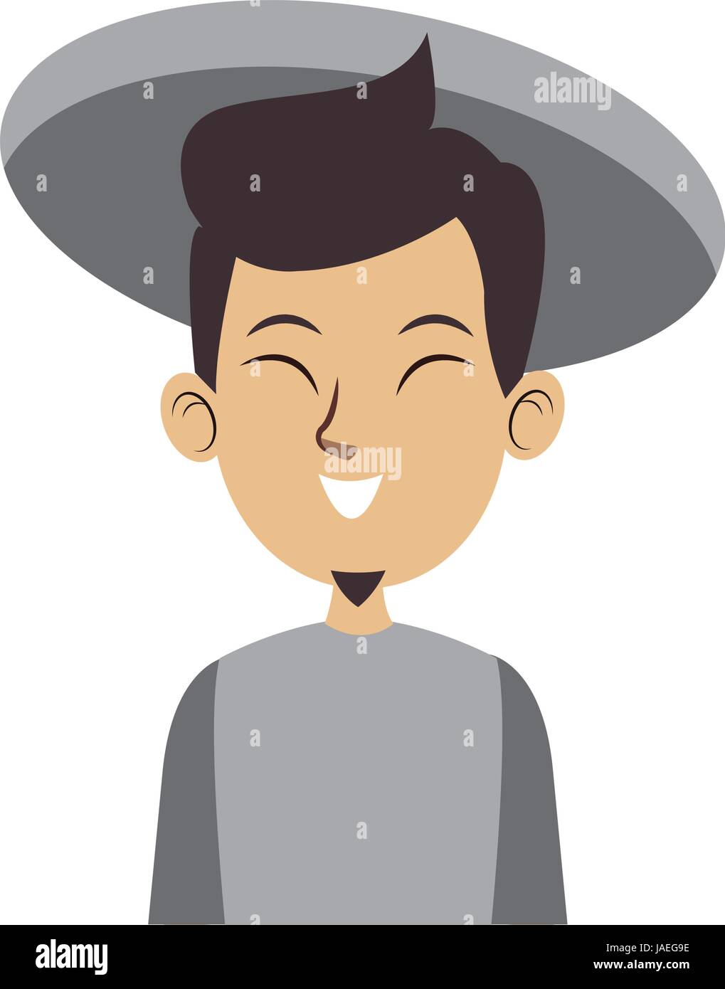 man asian character male avatar people icon Stock Vector Image & Art ...