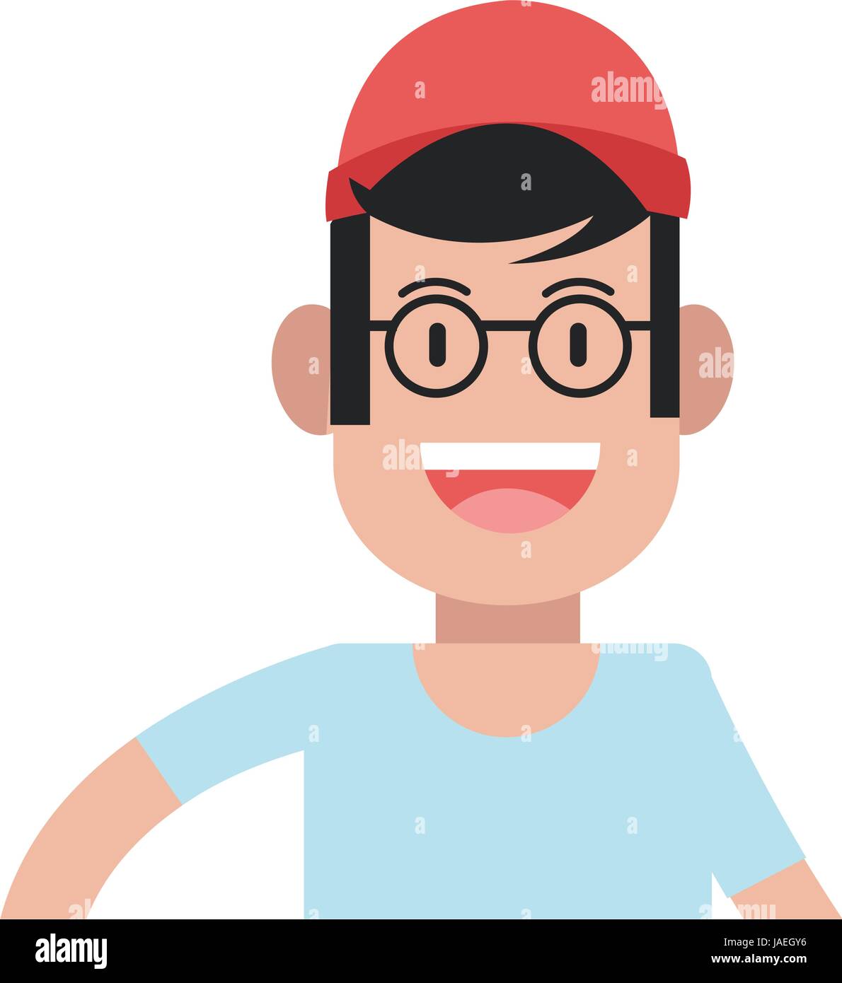 happy smiling man icon image Stock Vector Image & Art - Alamy