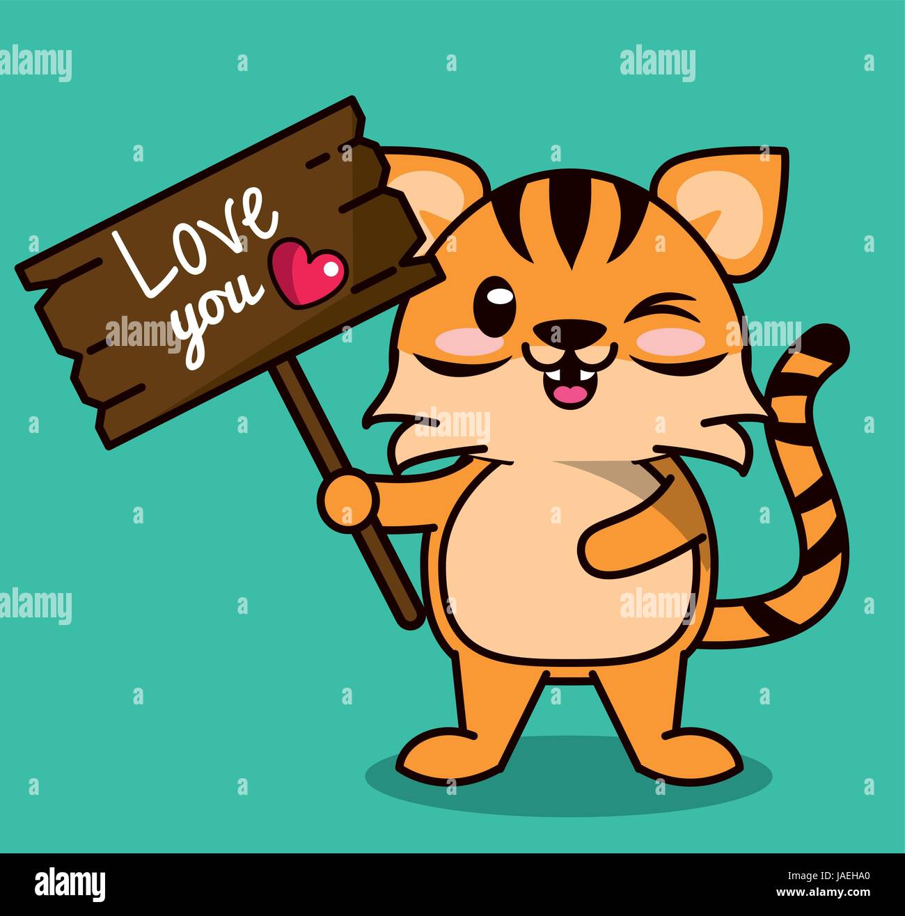 Anime Tigers In Love