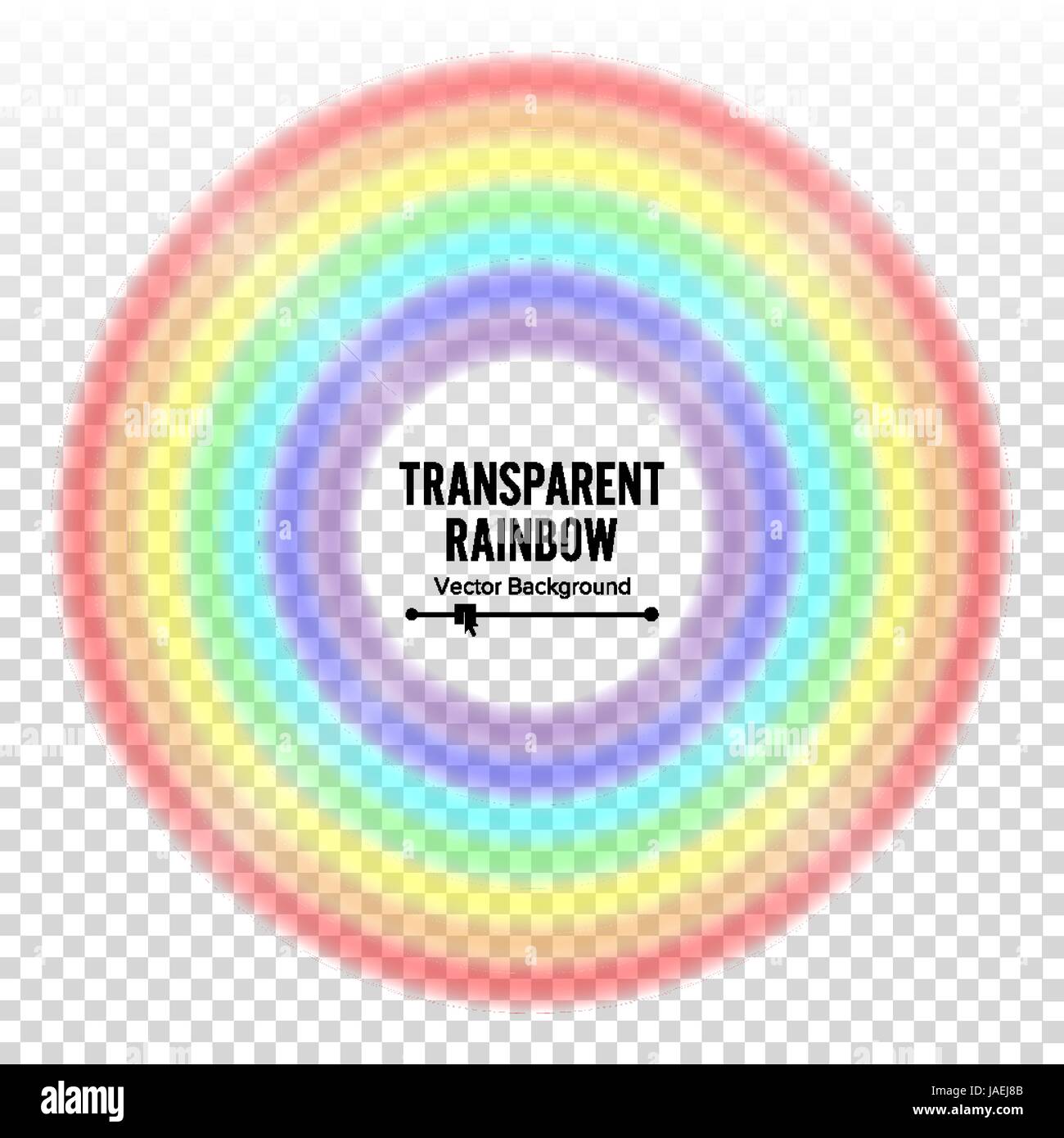 Rainbow Circle Element Vector. Color Spectrum. Colorful Round Element ...