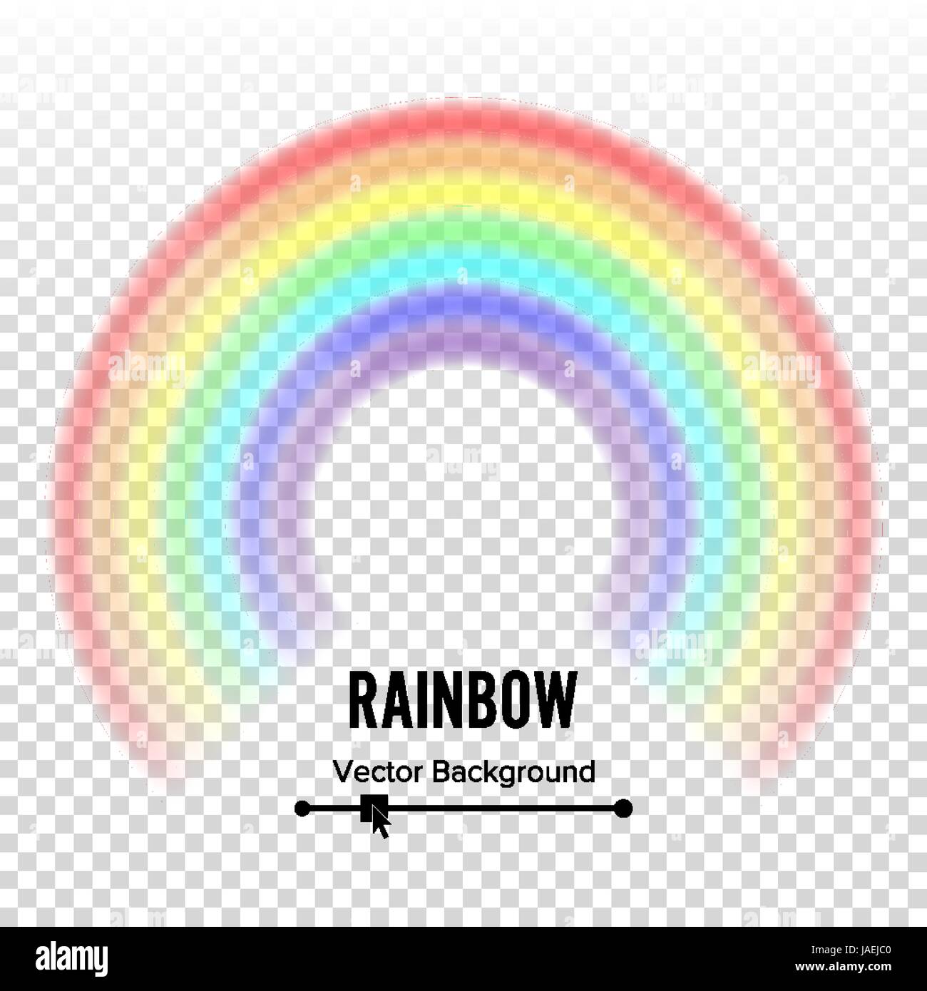 Rainbow Circle Element Vector. Color Spectrum. Colorful Round Element ...