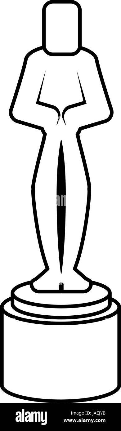male human shape trophy award icon image Stock Vector Image & Art - Alamy
