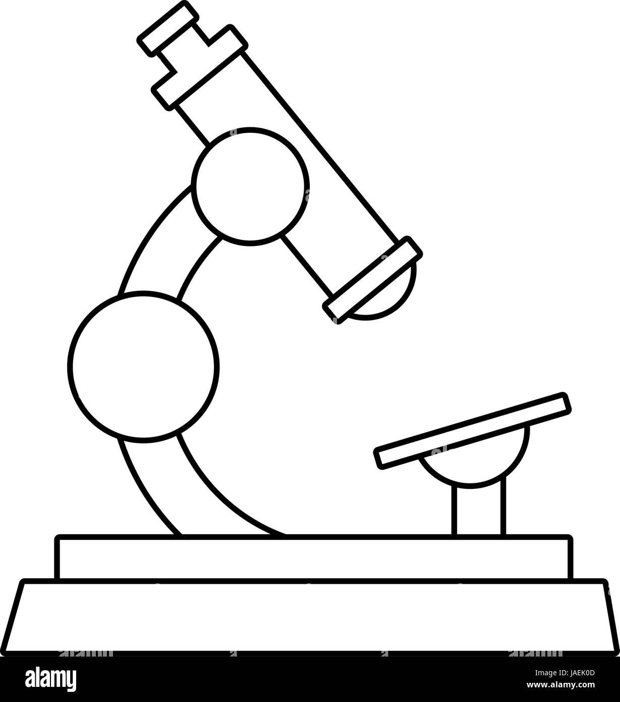 Microscope clipart Black and White Stock Photos & Images - Alamy