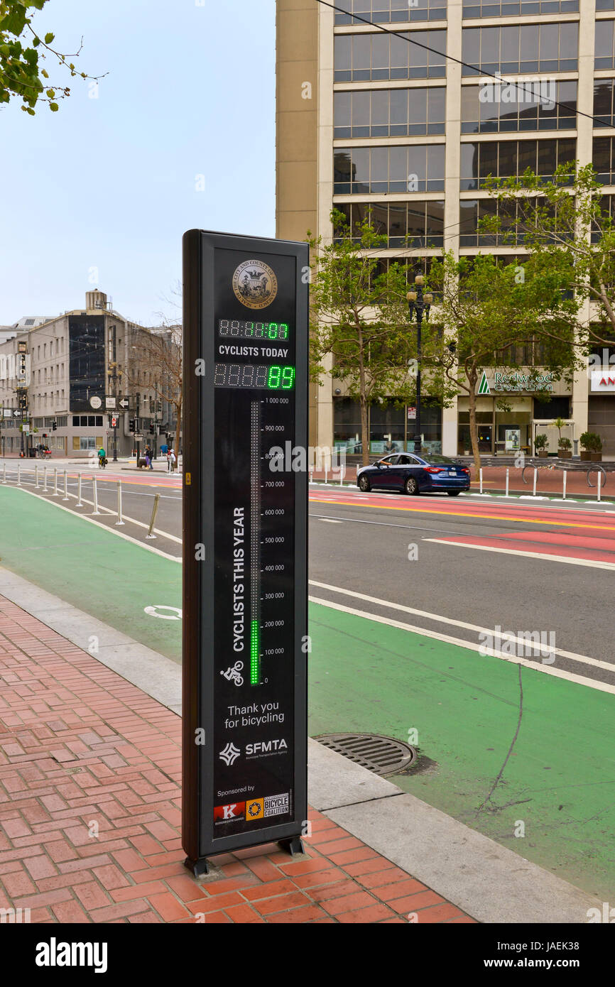 Bicycling meter hi-res stock photography and images - Alamy