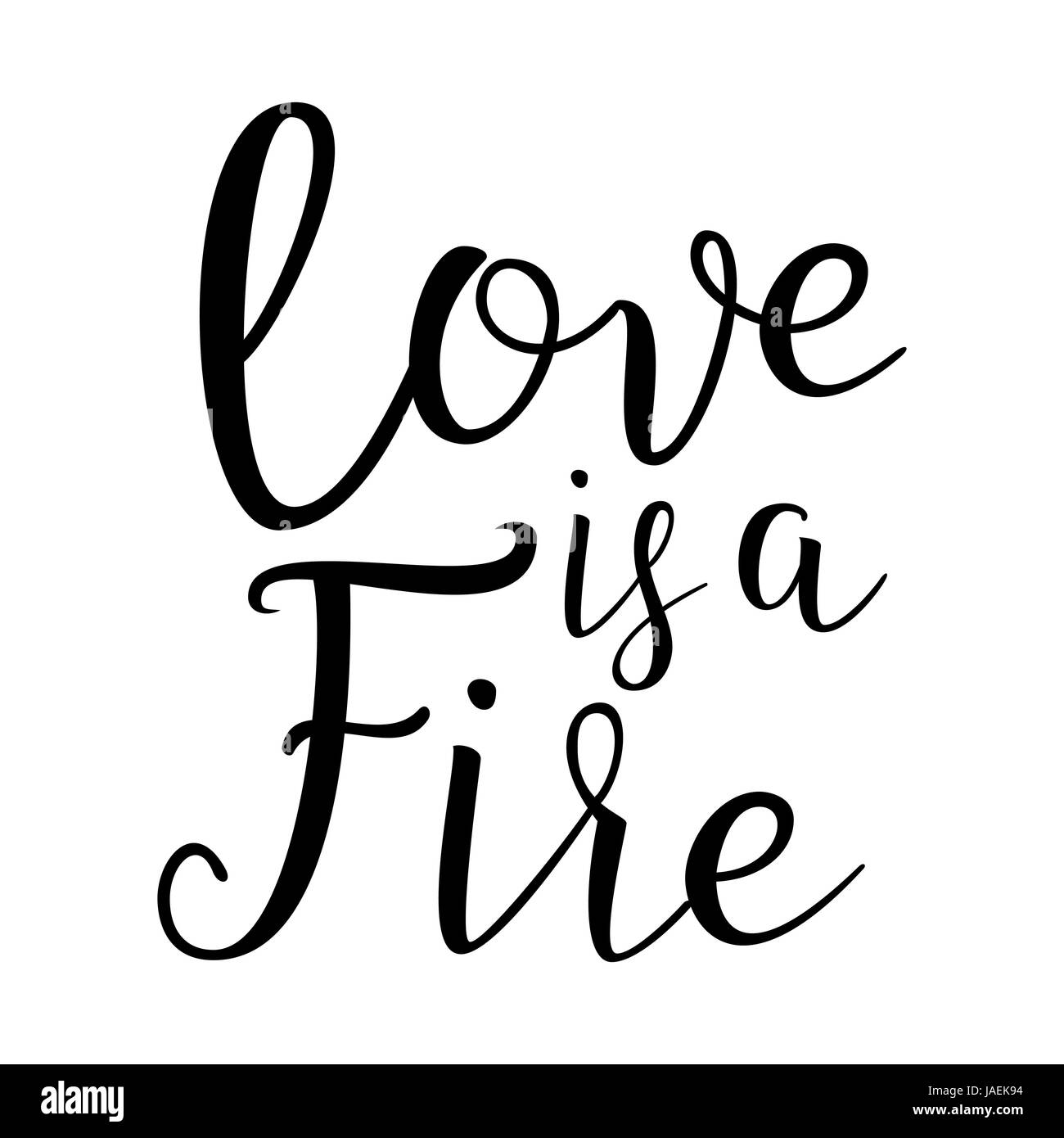 Fire Modern Calligraphy Modern Calligraphy ~ Beautiful Calligraphy