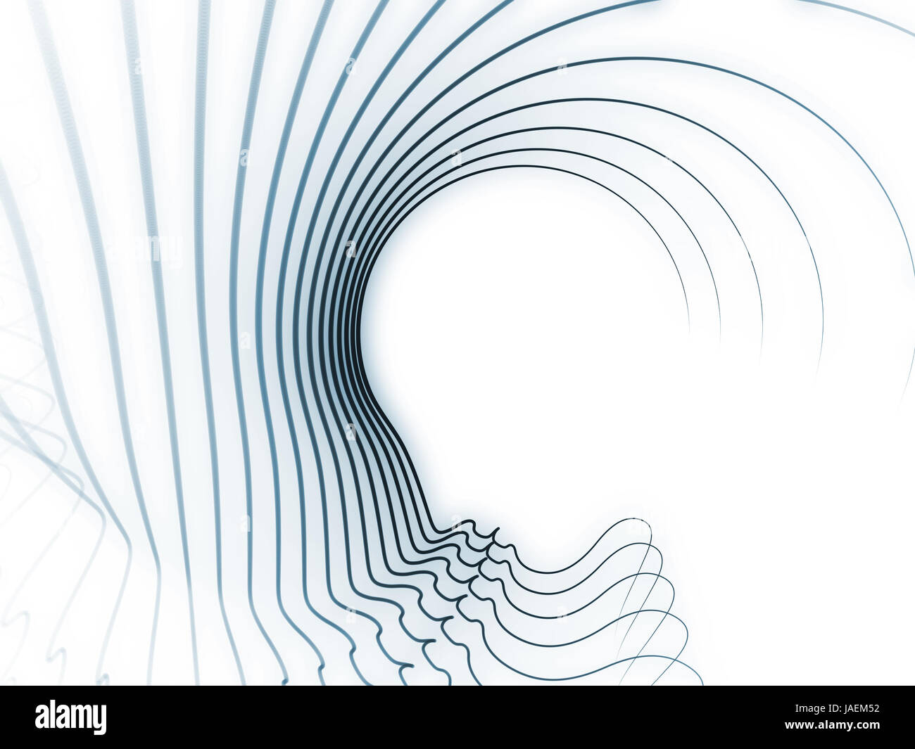 Geometry of Soul series. Creative arrangement of profile lines of human ...
