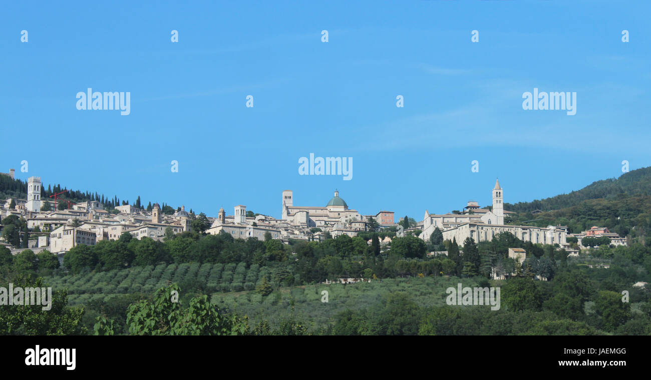 assisi - unesco world heritage Stock Photo - Alamy