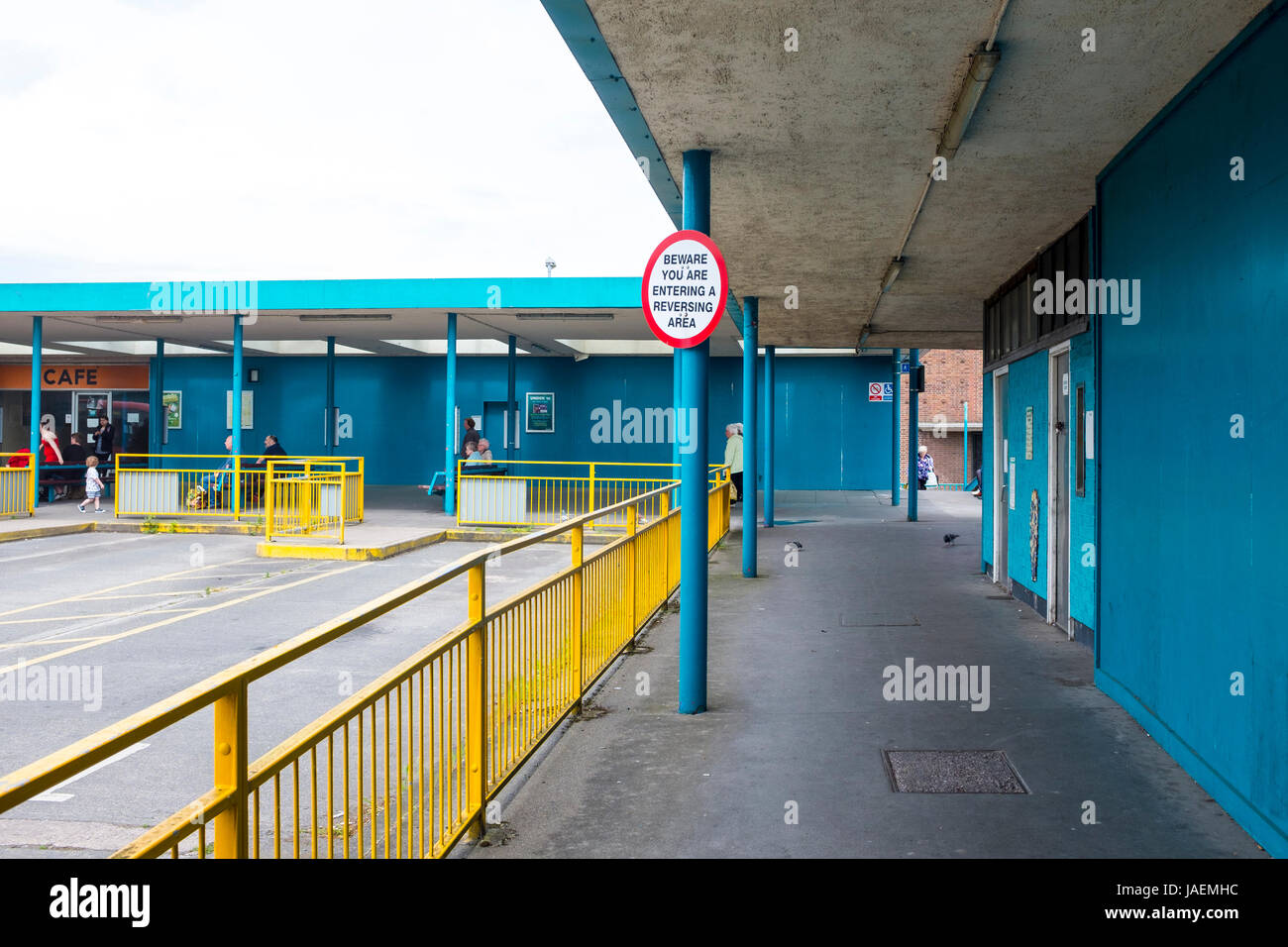 Crewe bus station, Cheshire UK Stock Photo - Alamy