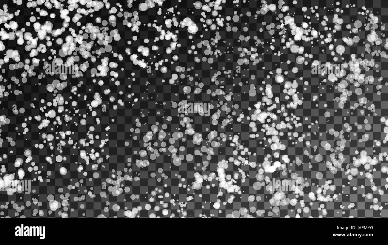 Snow Splash Background. Winter Snowed Vector Illustration. Falling ...