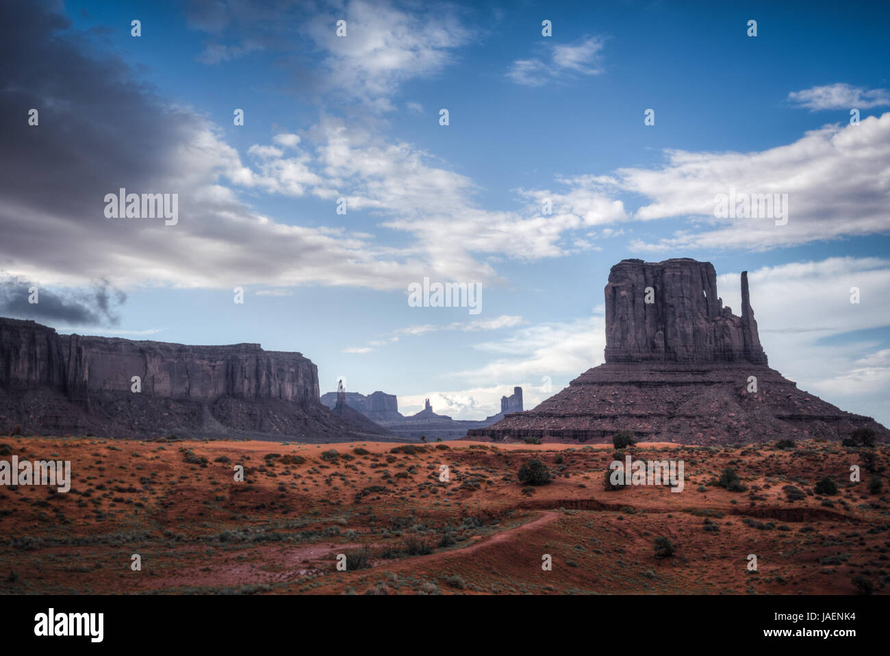 typical Monument Valley. Sandstone formation in Monument Valley during ...