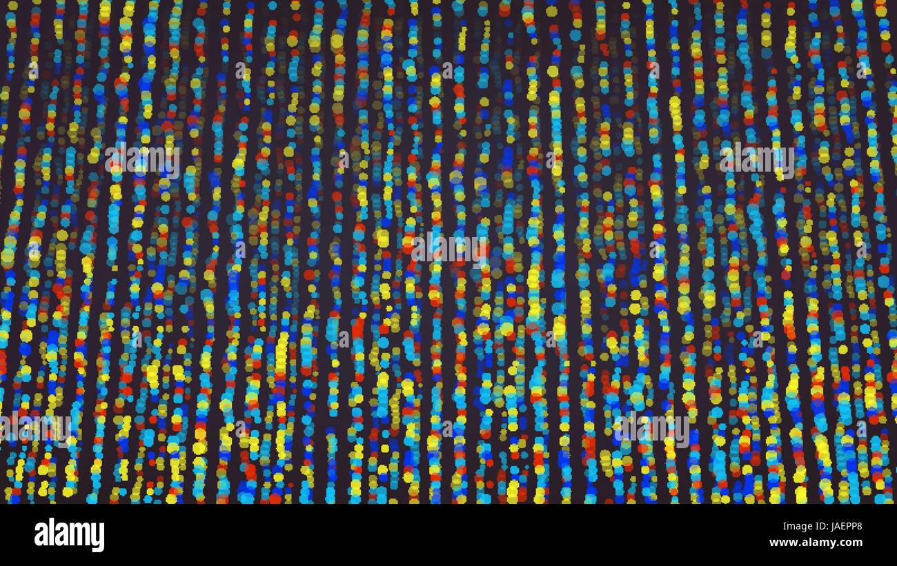 Composed Of Particles. Abstract Graphic Design. Modern Sense Of Science ...