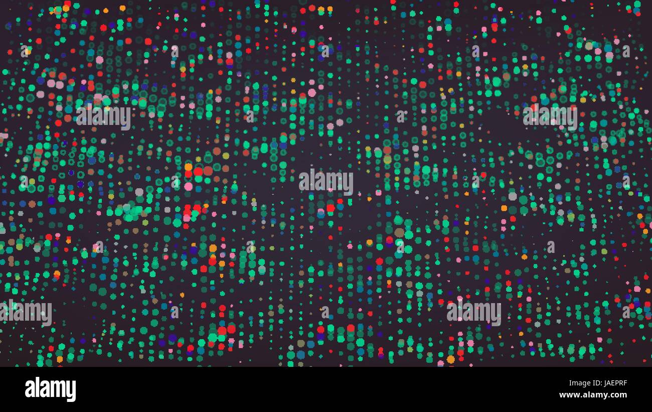 Composed Of Particles. Abstract Graphic Design. Modern Sense Of Science ...