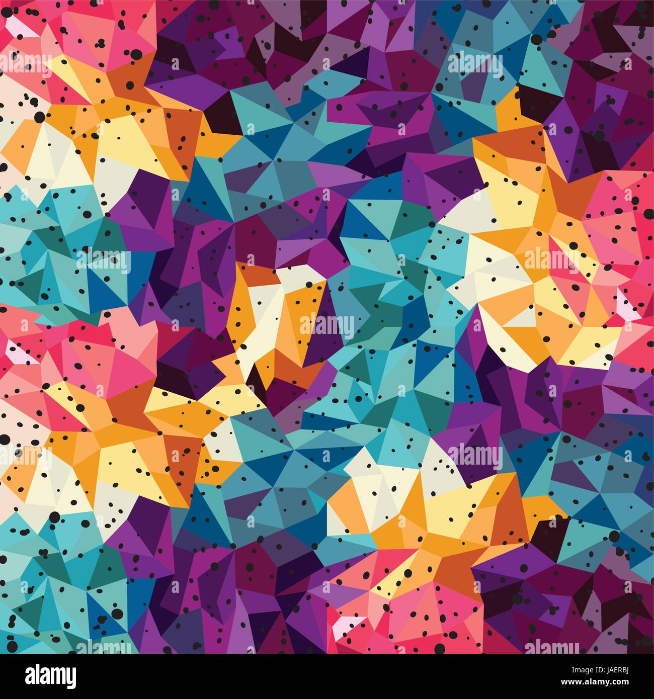 Abstract colorful triangle geometrical background vector illustration ...