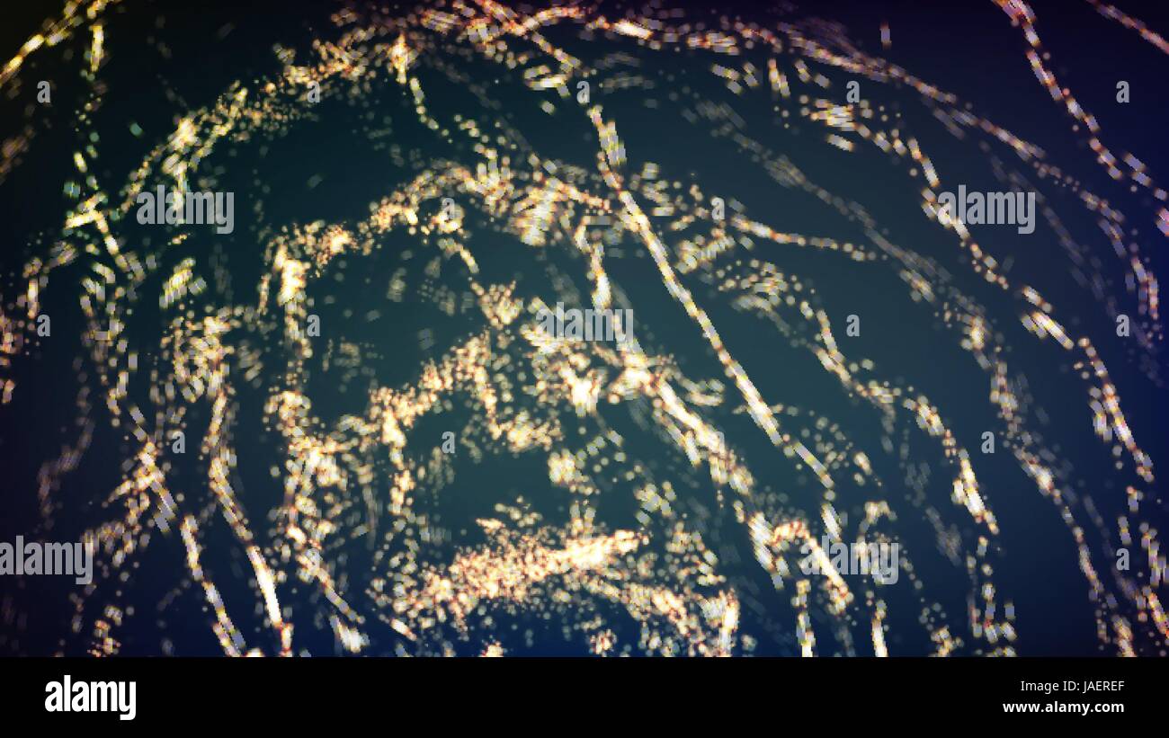 Digitally Generated Image. Big Data Complex Vector. Connecting Dots And ...