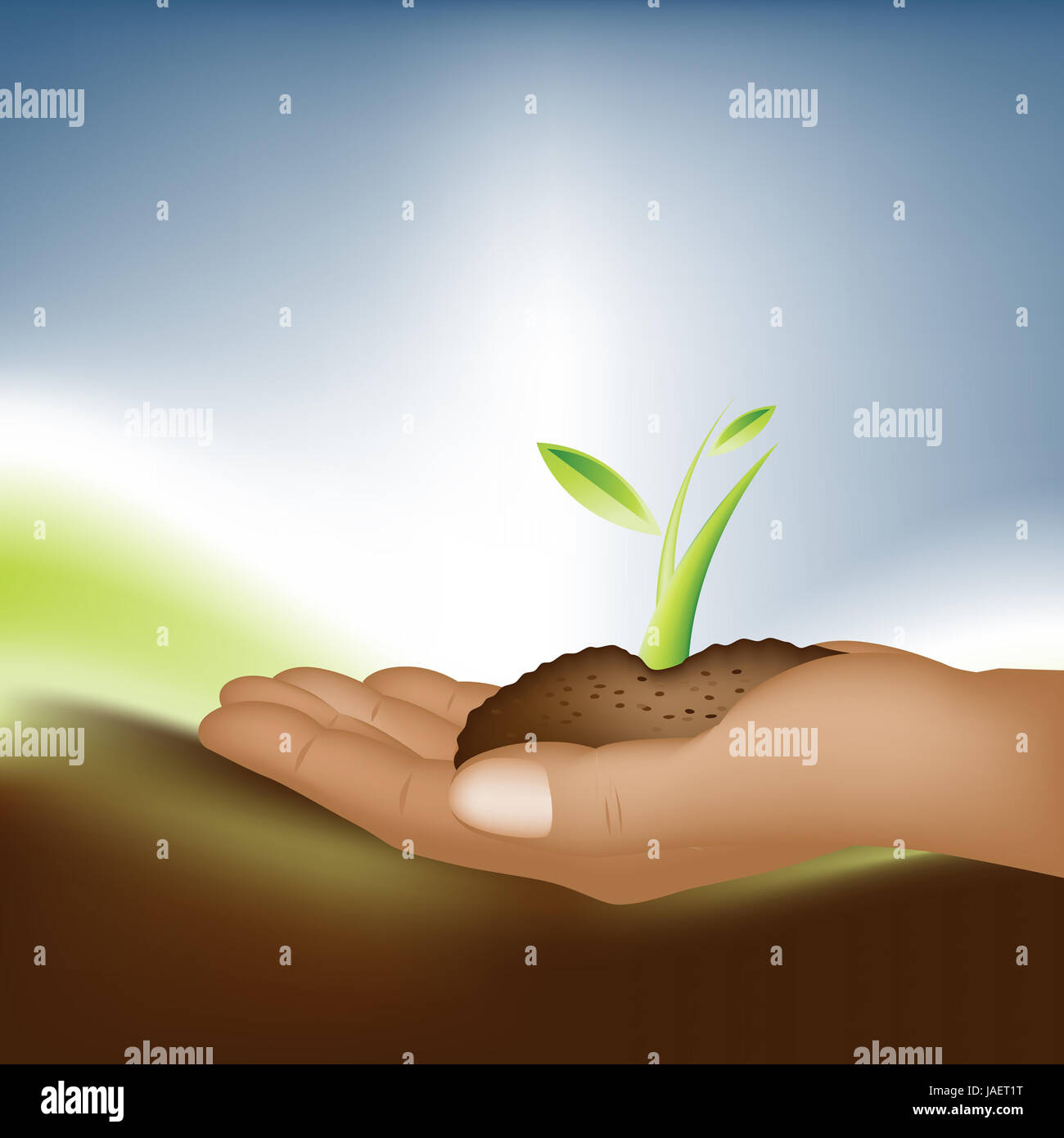 Plant Growth Background, theme of growth Stock Photo - Alamy