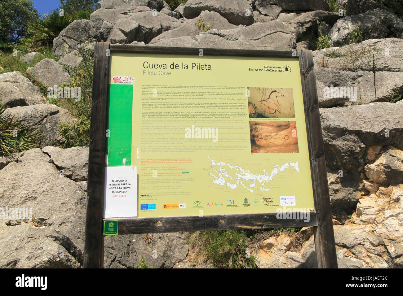 Cueva de la pileta hi-res stock photography and images - Alamy