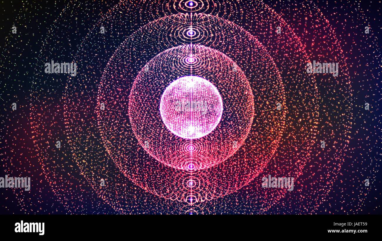 Digitally Generated Image. Big Data Complex Vector. Connecting Dots And ...