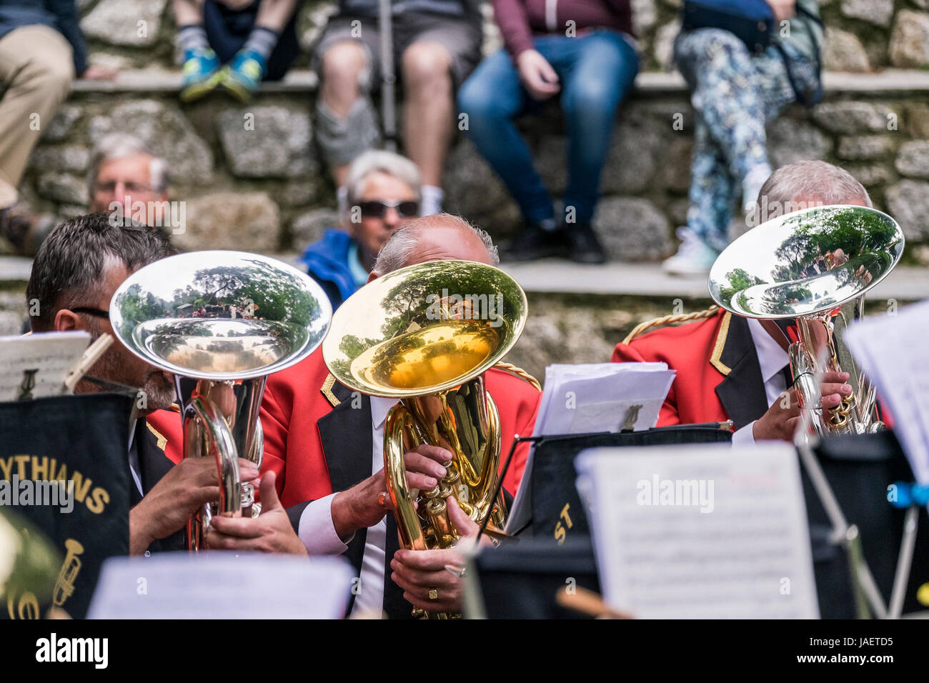 Trebah garden amphitheatre hi-res stock photography and images - Alamy