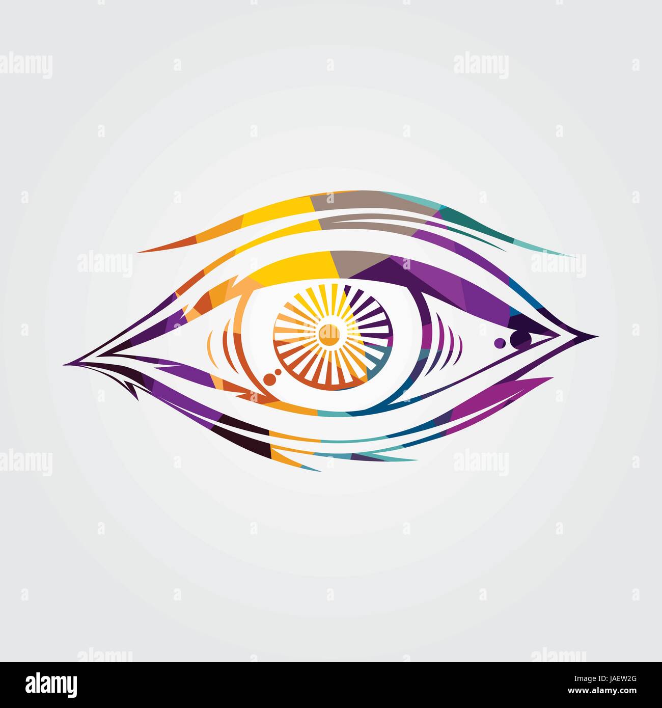 Geometrical eye shape hi-res stock photography and images - Alamy
