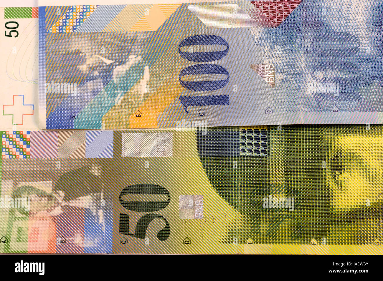 Close up Swiss francs currency note CHF Stock Photo - Alamy