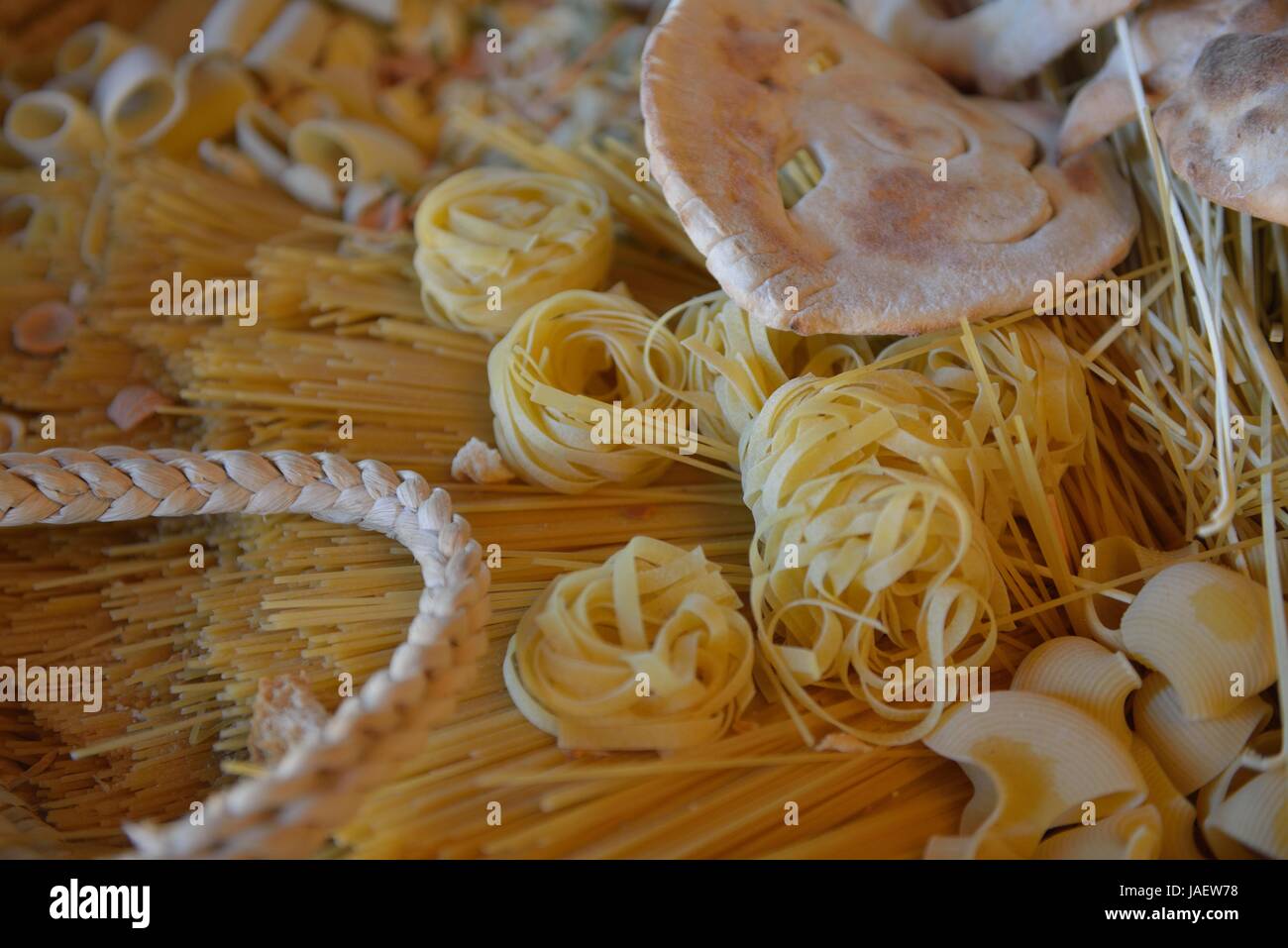 catering buffet food indoor in luxury restaurant with pasta spaghetti ...