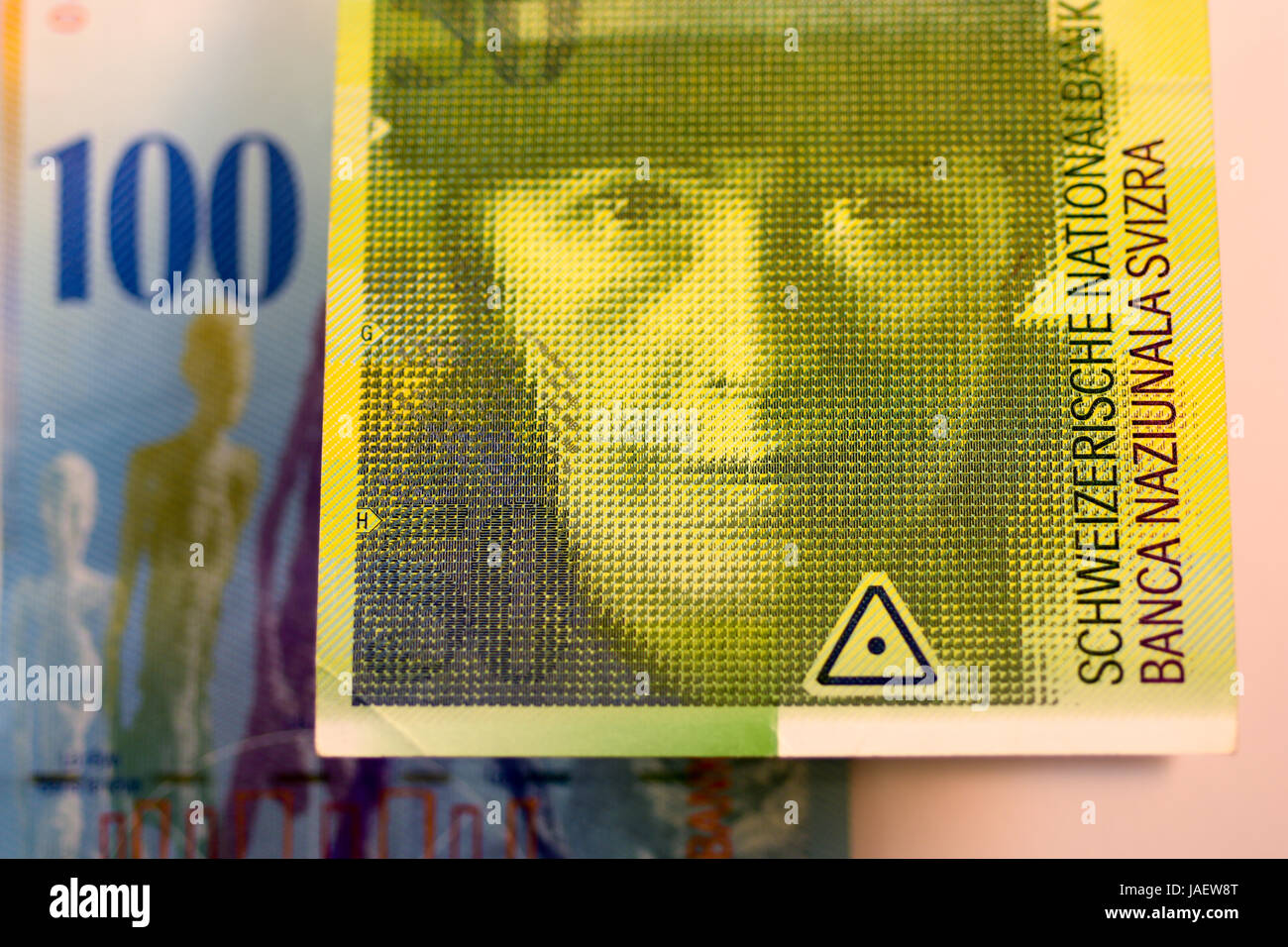 Close up Swiss francs currency note CHF Stock Photo - Alamy