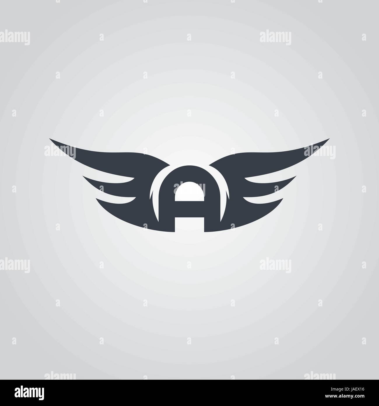 aviator symbol logo logotype theme vector illustration Stock Vector ...