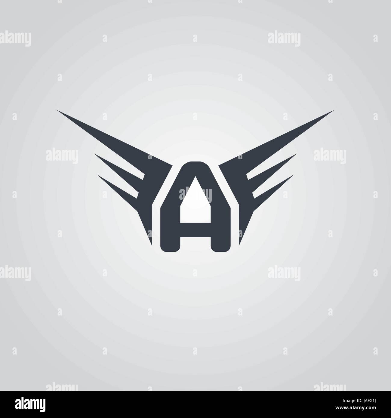 aviator symbol logo logotype theme vector illustration Stock Vector ...