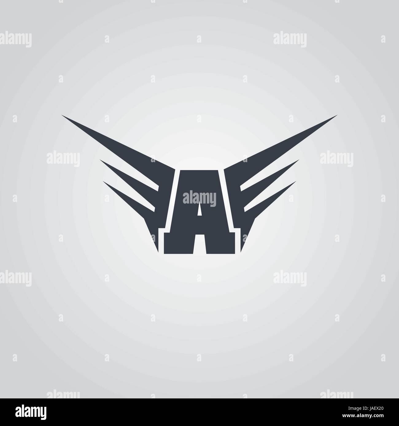 aviator symbol logo logotype theme vector illustration Stock Vector ...