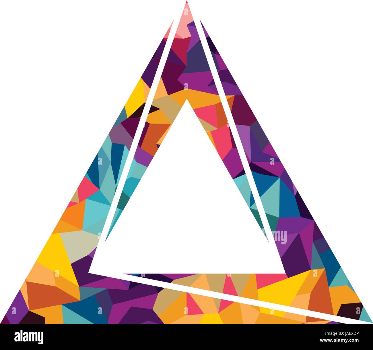 triangle theme logo logotype art vector illustration Stock Vector Image ...