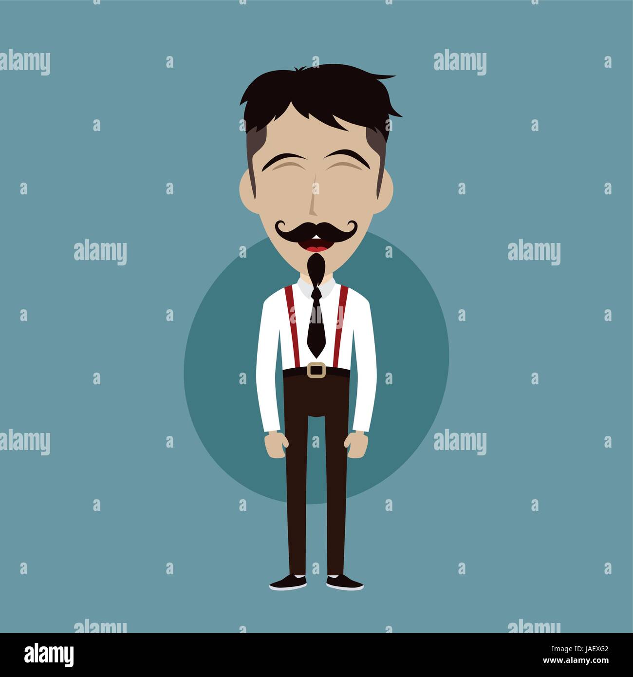 businessman office guy funny cartoon character vector illustration ...