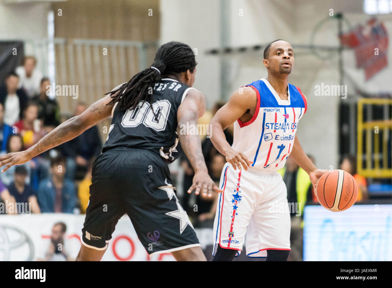 May 26, 2017: Morris Curry #7 of Steaua CSM EximBank Bucharest during ...