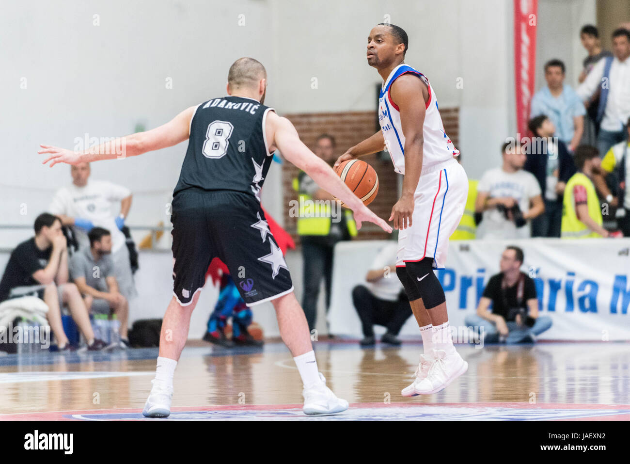 May 26, 2017: Morris Curry #7 of Steaua CSM EximBank Bucharest during ...