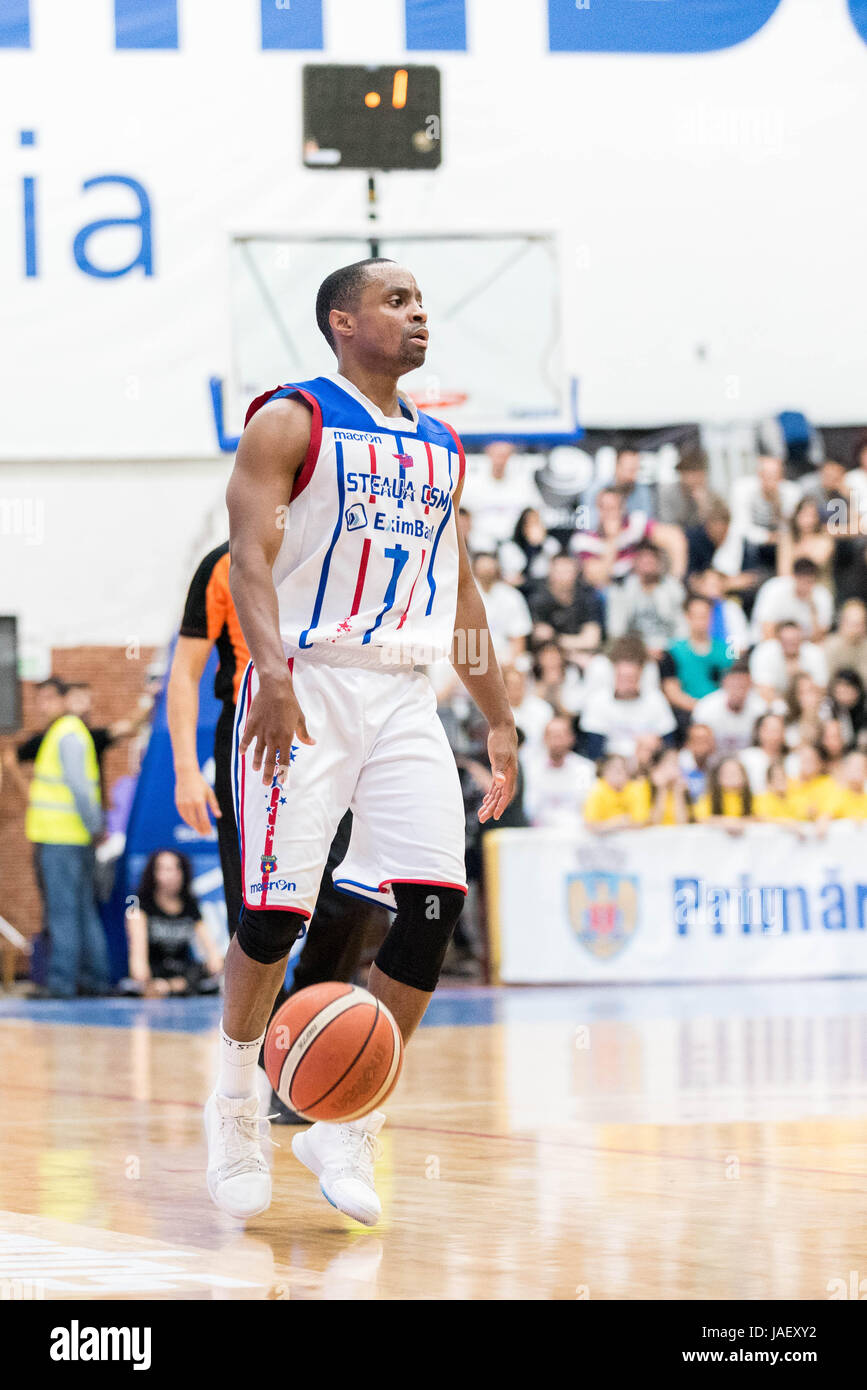 May 26, 2017: Morris Curry #7 of Steaua CSM EximBank Bucharest during ...