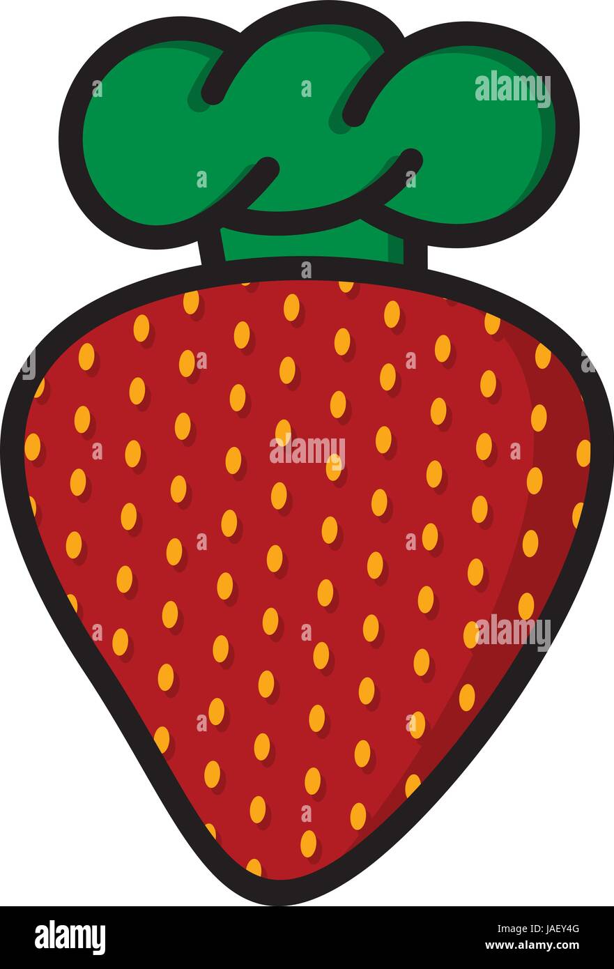 strawberry with chef hat cartoon logo logotype theme Stock Vector Image ...
